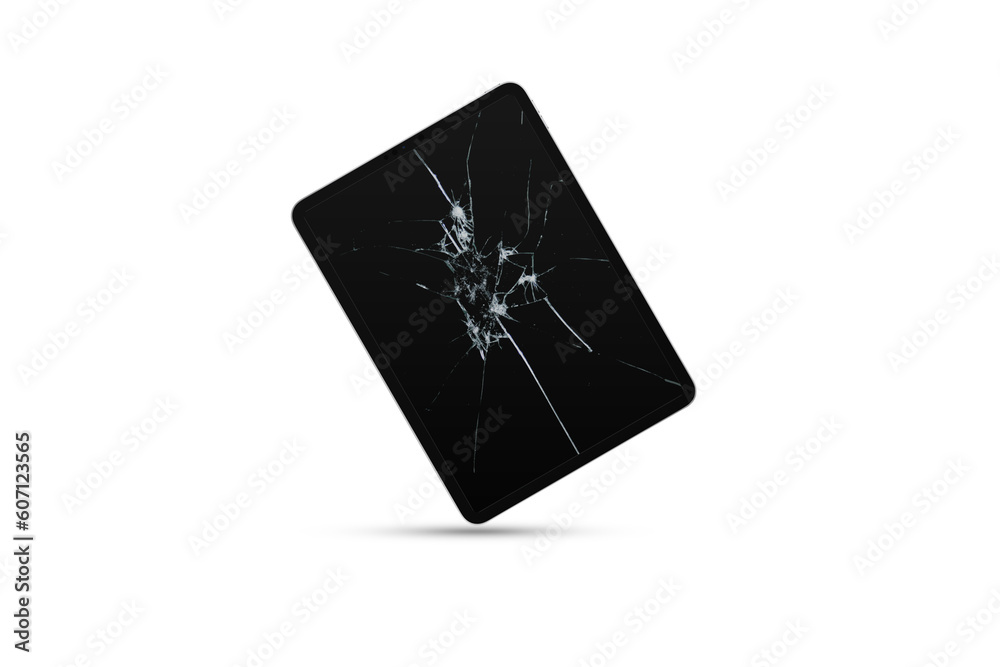 Broken Screen Tablet - Cracked Screen iPad Stock Photo | Adobe Stock