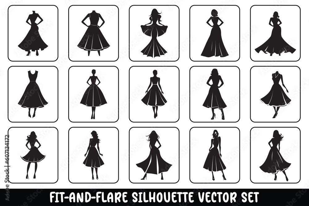 Dress Silhouette Vector