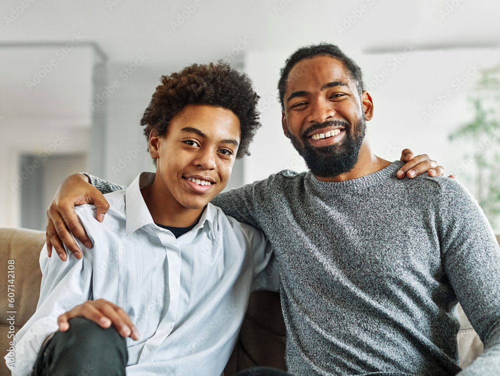 father son family man child portrait parent boy happy together teen ...