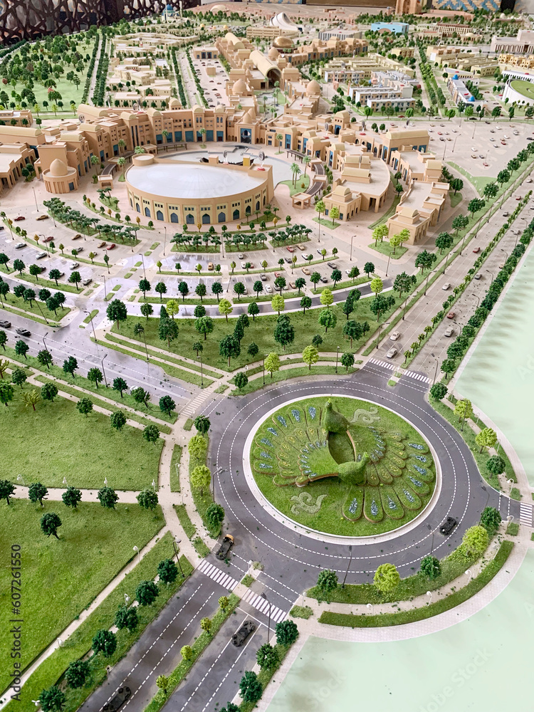 Turkistan model of the new city, the administrative center of Turkistan ...