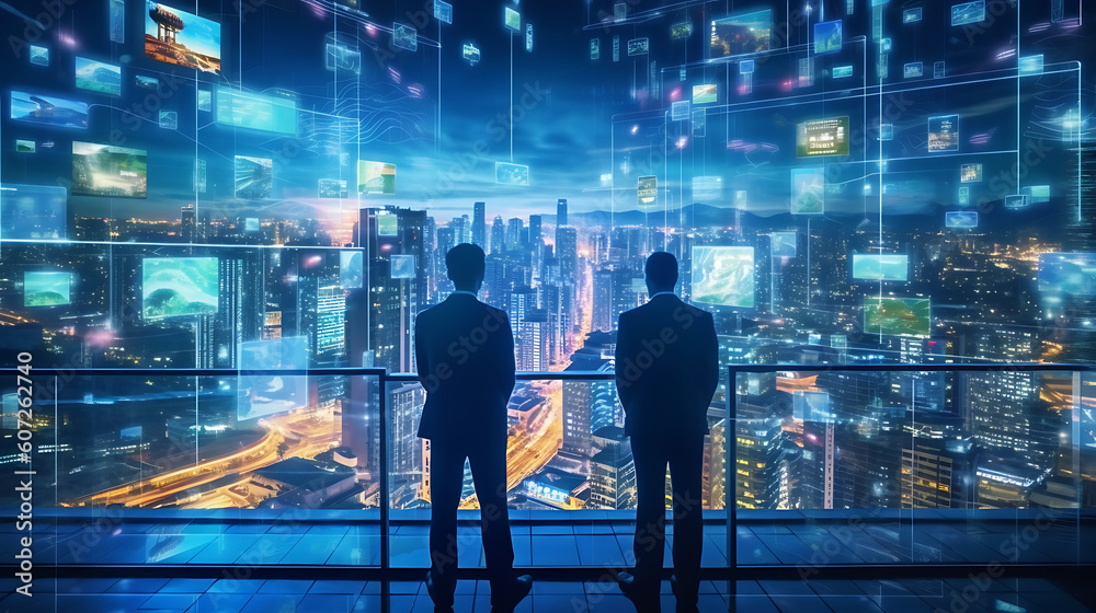 Generated with AI - Future-Driven Business Strategies: Businessmen ...