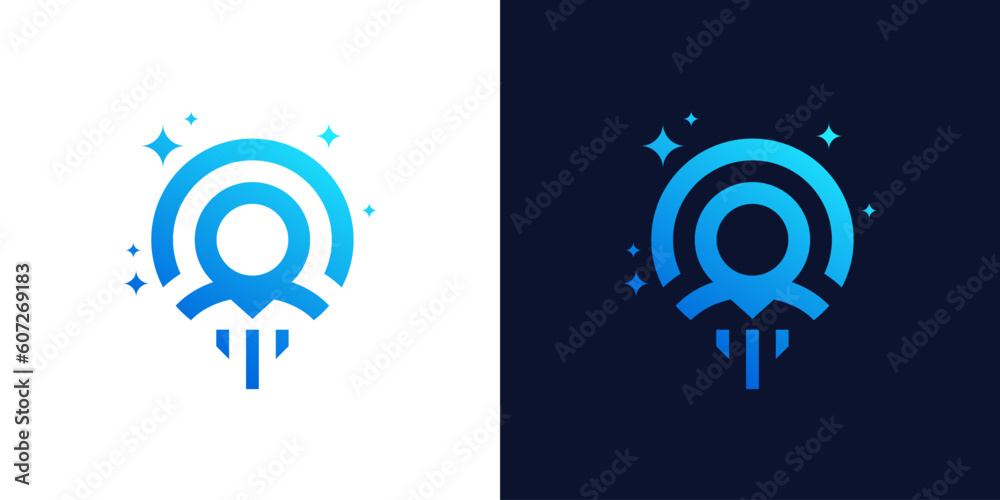 Leadership logo design with leader logo, Startup Launch, and pin ...