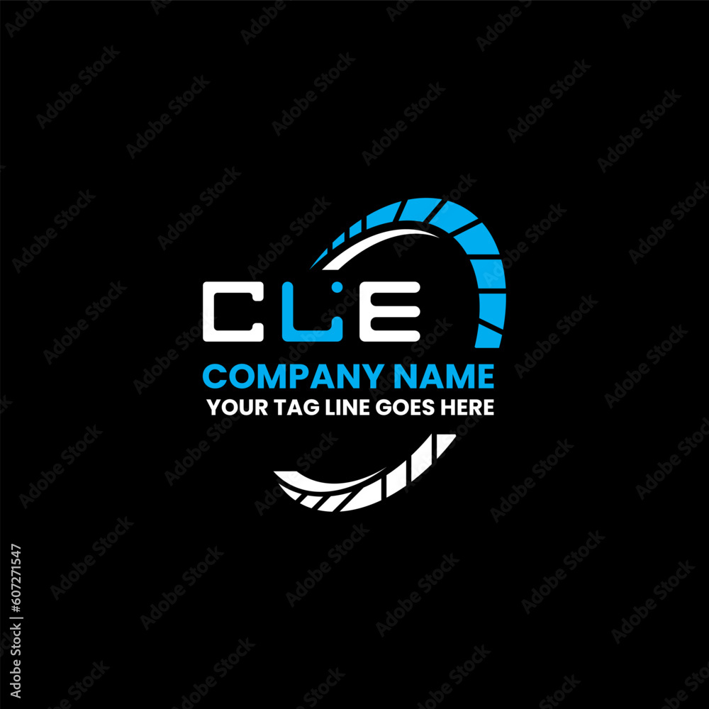 CLE letter logo creative design with vector graphic, CLE simple and ...