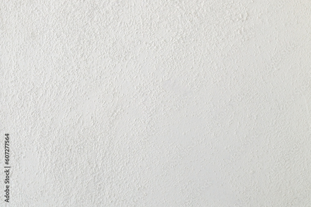 Rough white drywall surface texture as background, so called popcorn ...