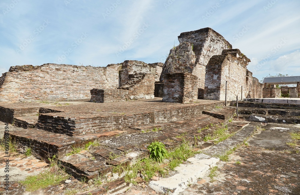 The elaborate ruins of Comalcalco in Tabasco, Mexico, is the western ...