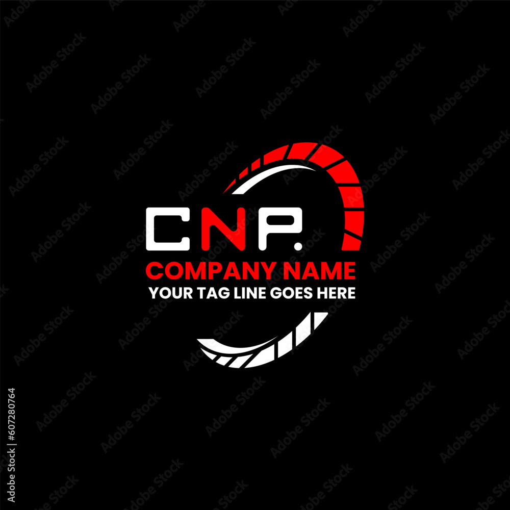 CNP letter logo creative design with vector graphic, CNP simple and ...
