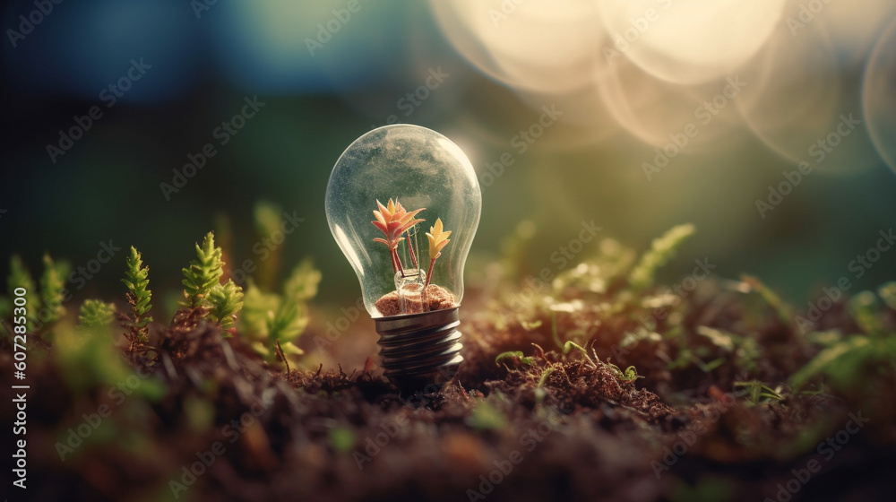 ai, bulb, electricity, electric, light, lamp, green, nature, energy ...