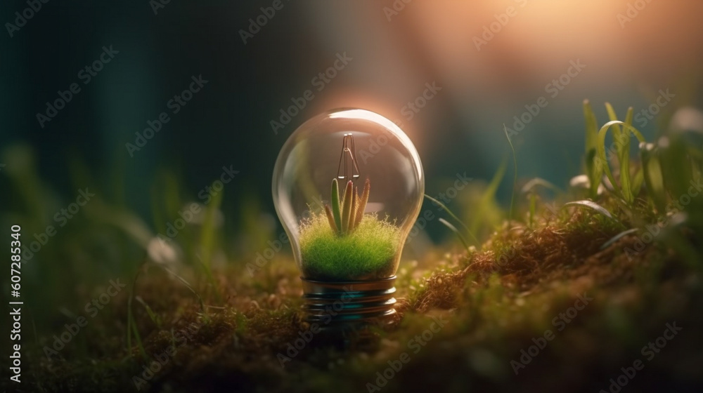 ai, bulb, electricity, electric, light, lamp, green, nature, energy ...