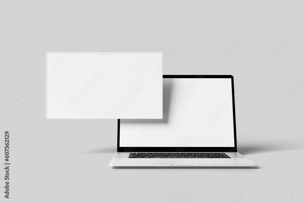 Website UI Laptop and Screen Mockup for showcasing your UI design to ...