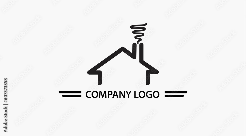 Modern Real Estate Company Logo Design. Building, Construction Working ...