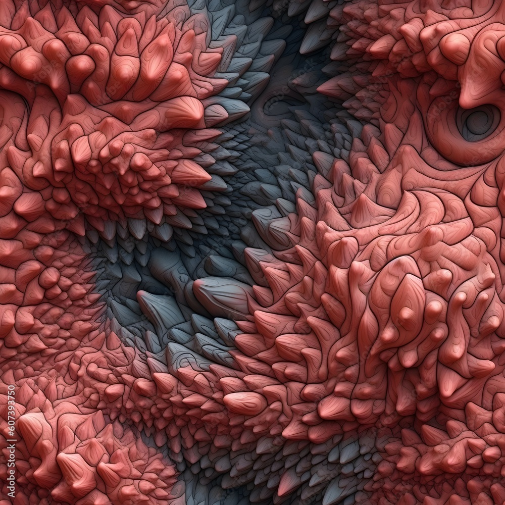 The creature s merciless and unforgiving nature. , Texture map ...