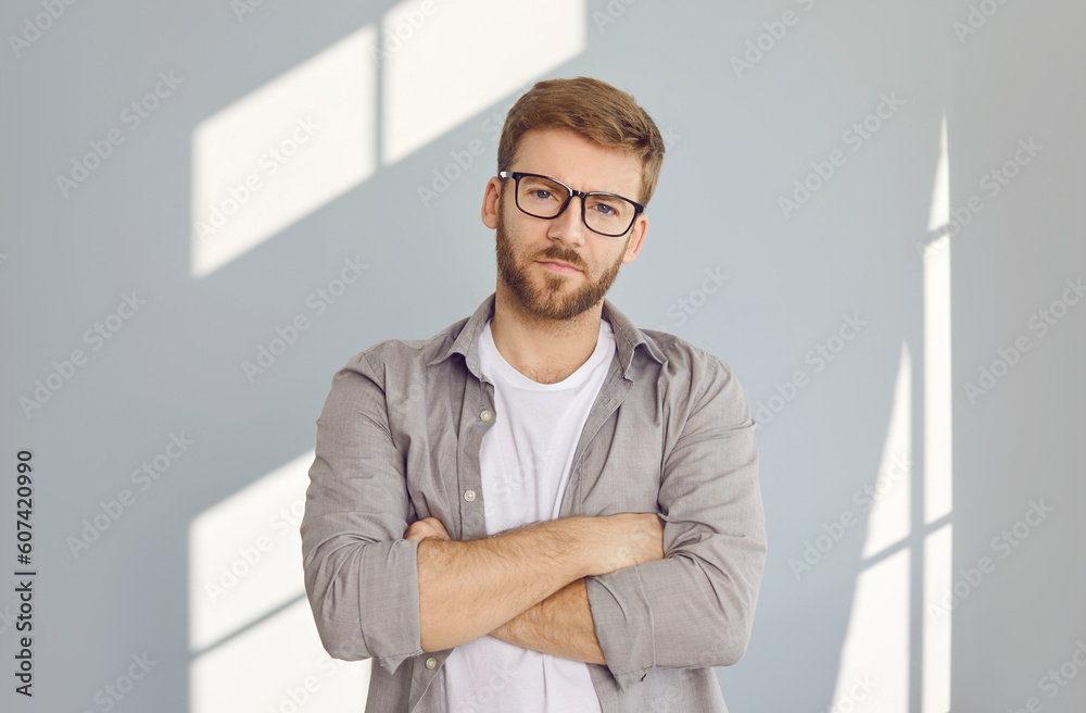 Intelligent Looking Man