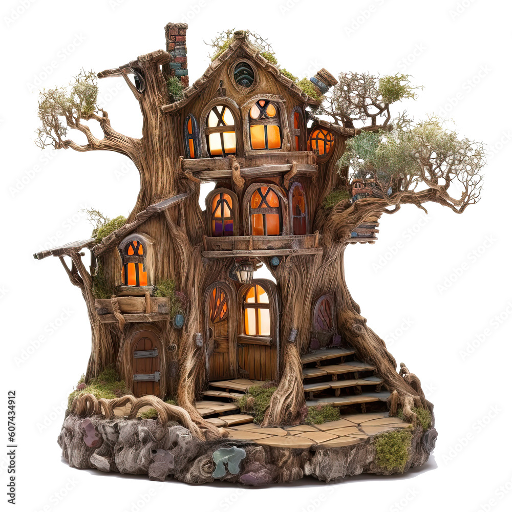 Fairy House, Magical Fairy House, Garden Fairy, Whimsical, Fantasy ...