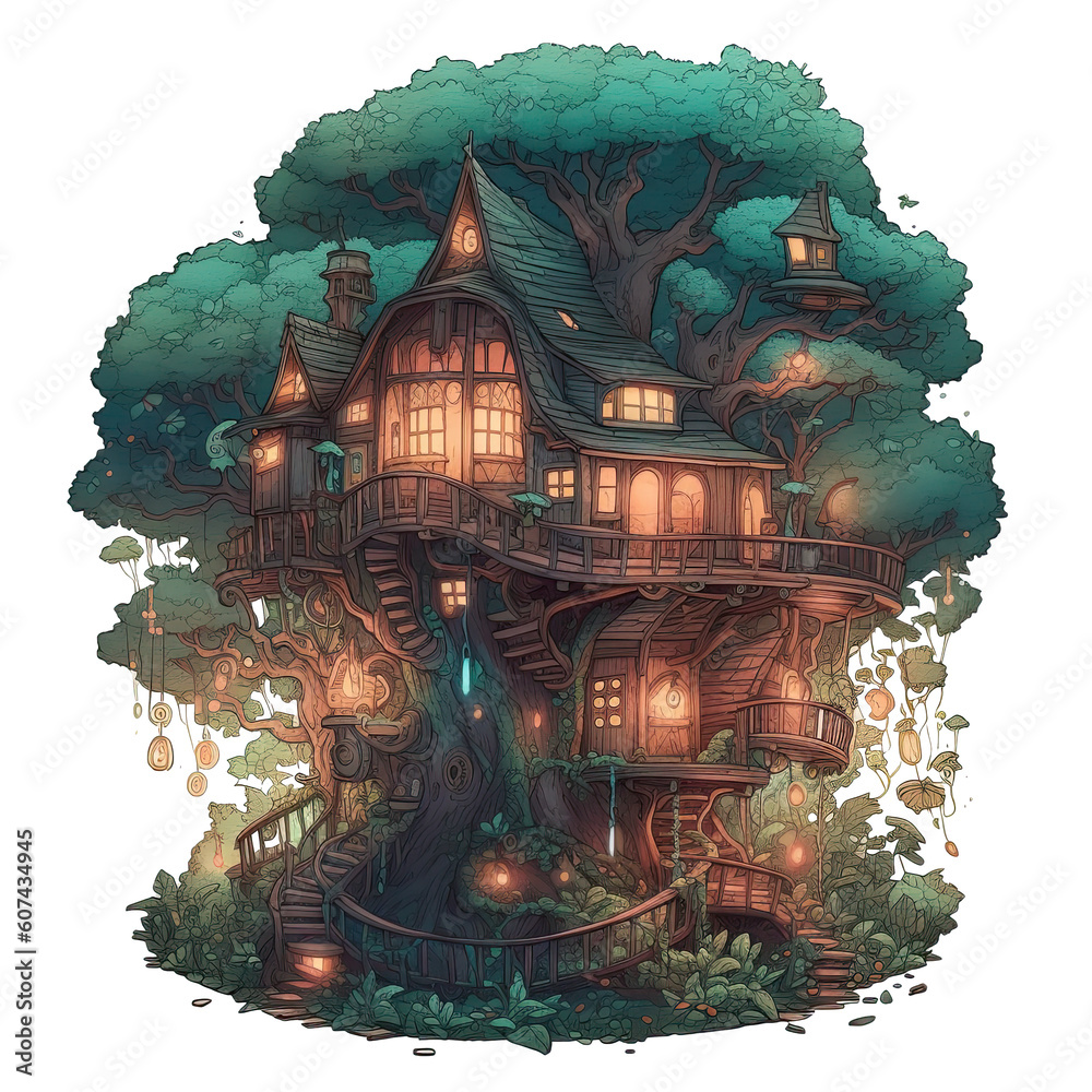 Fairy House, Magical Fairy House, Garden Fairy, Whimsical, Fantasy ...