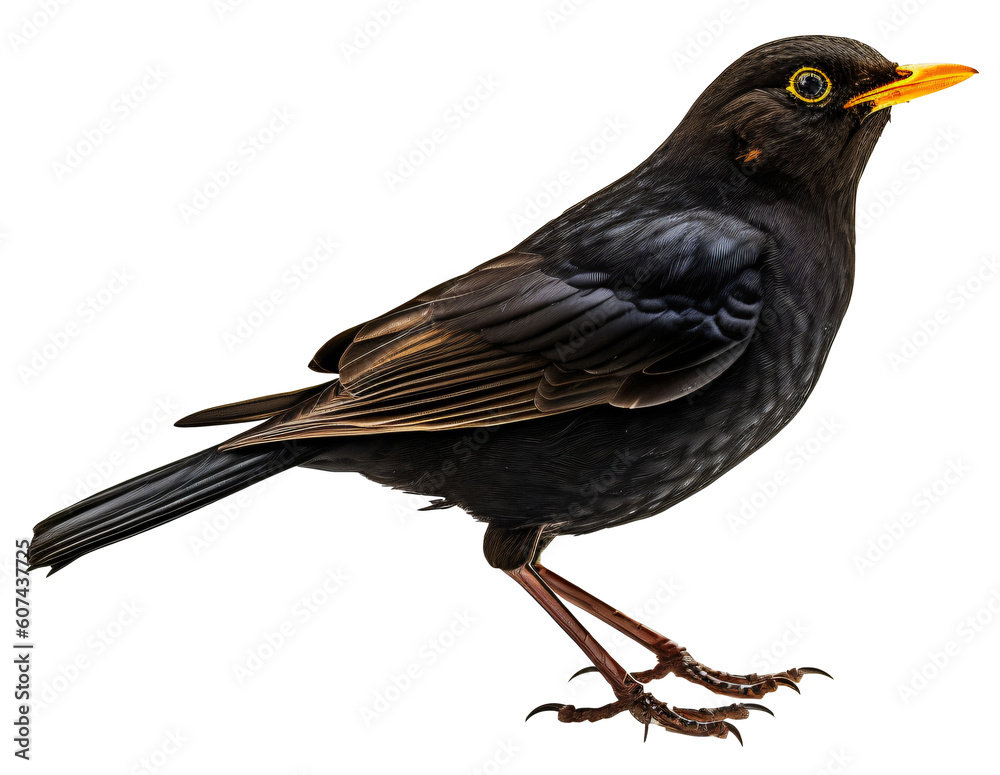 Starling isolated on the transparent background PNG. AI generative ...