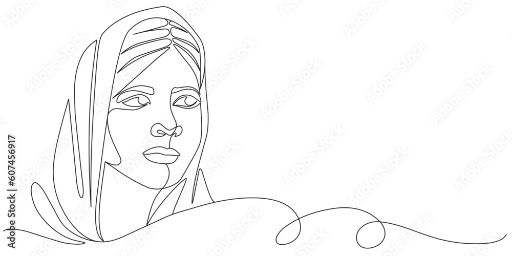 Malala day line art vector illustration Stock Vector | Adobe Stock