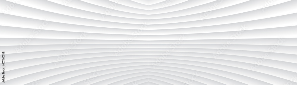 White seamless texture. Wavy background. Interior wall decoration. 3D ...