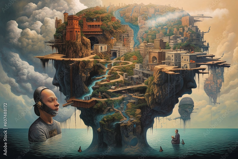 Photo & Art Print Subconscious mind, unveiling its hidden depths and ...