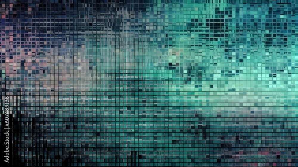 Seamless digital pixel glitch abstract error background overlay pattern ...