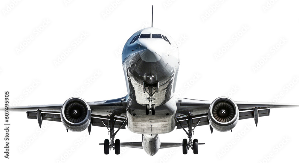 airliner flying on transparent background, PNG Stock Illustration ...