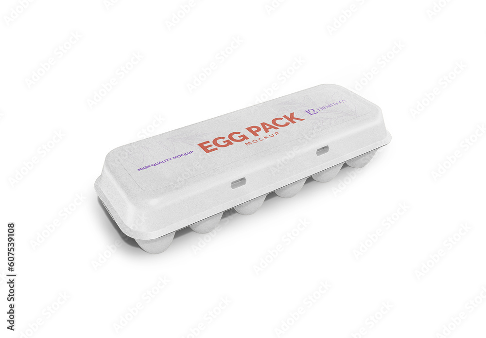 Egg Pack Mockup Stock Template | Adobe Stock