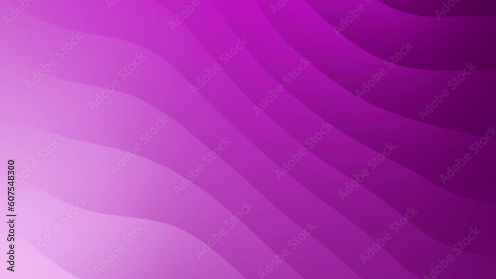 Animated background with linear waves with shades from light pink to ...