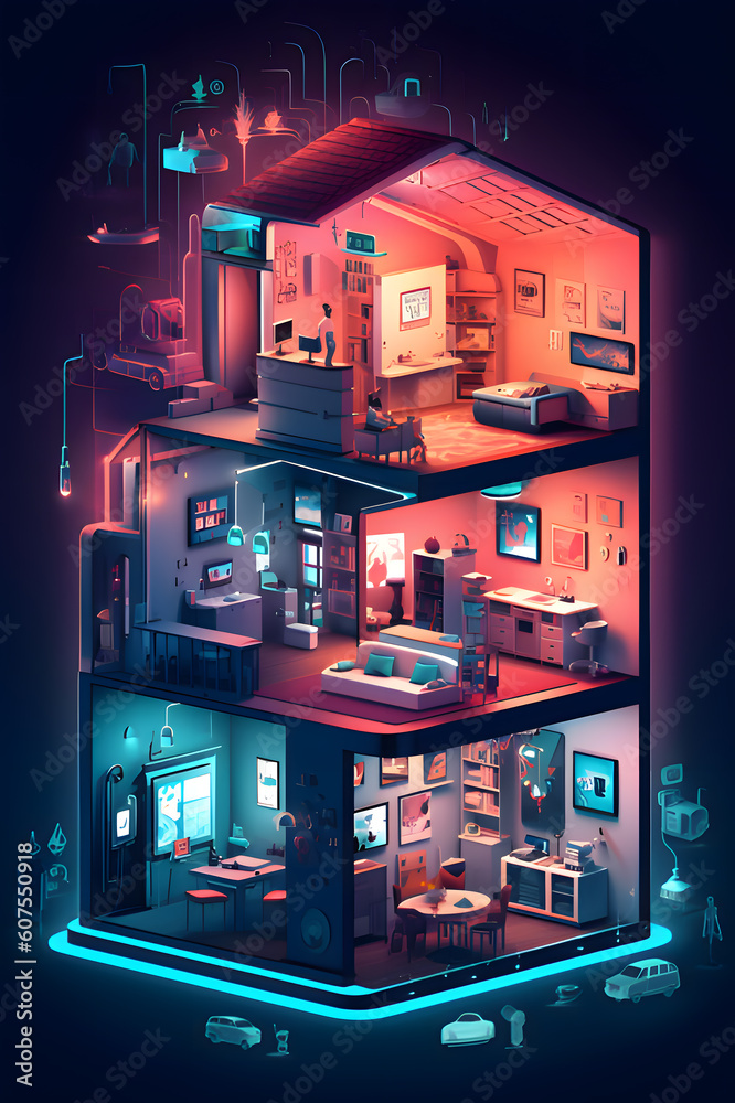 Concept of smart homes Integrated home automation systems, where ...