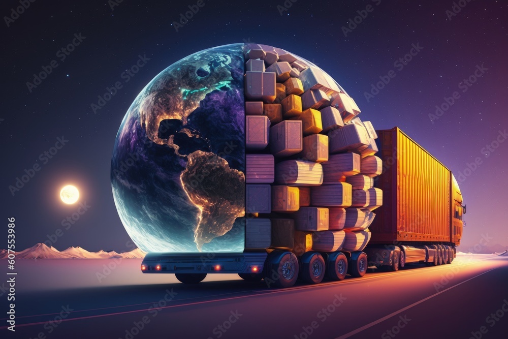 Online business trading with express international shipping, delivery ...