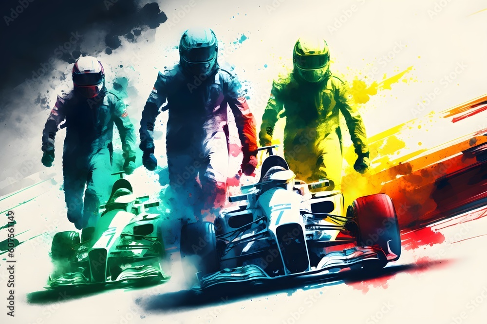 watercolor race equality concept art, Cinematic, Photoshoot, Shot on ...