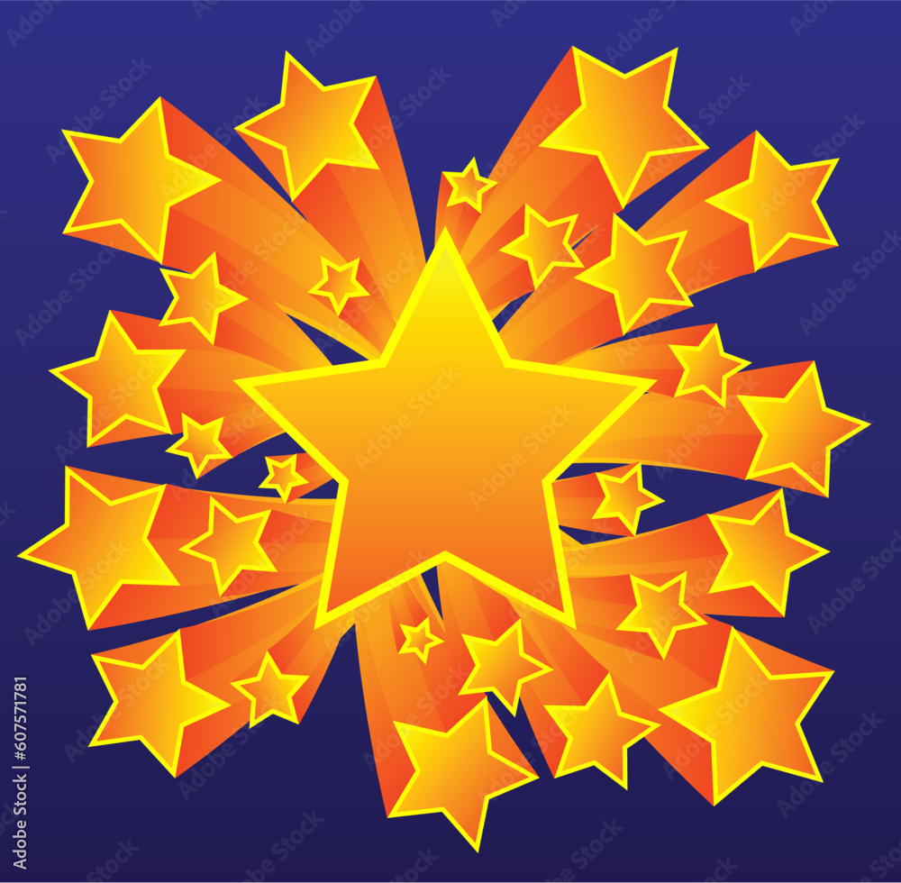 Star background illustration Stock Vector | Adobe Stock