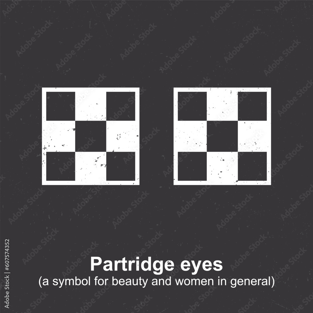 Partridge eyes (a symbol for beauty and women in general) - Berber ...