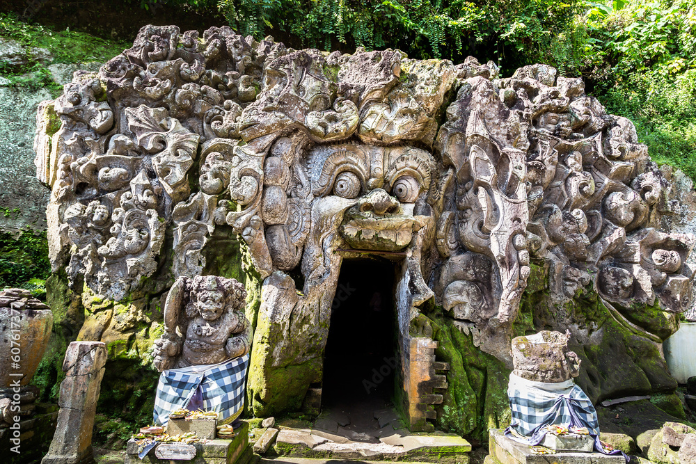 Elephant Cave (Goa Gajah temple), in Bali Stock Photo | Adobe Stock