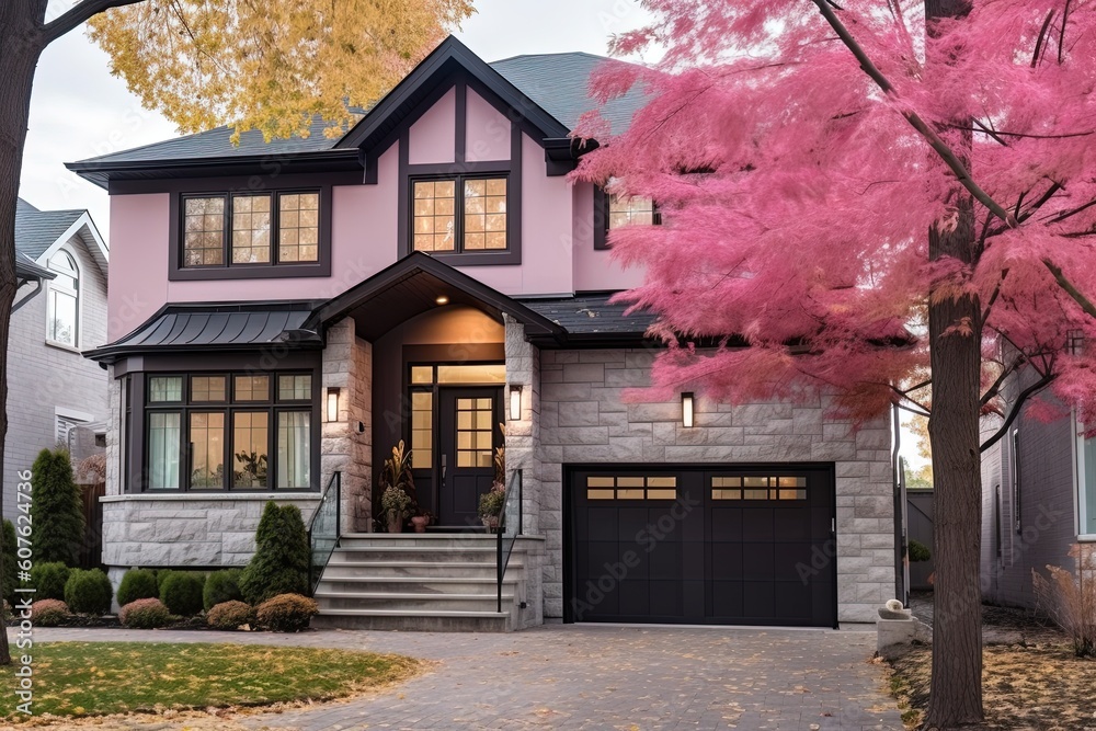 Cutting-Edge New Home with Prestigious Features: Natural Stone Cladding ...