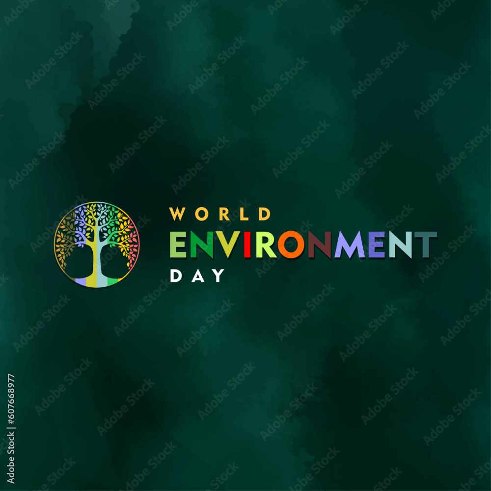 World Environment day. Happy Environment day, 05 June. simple vector ...