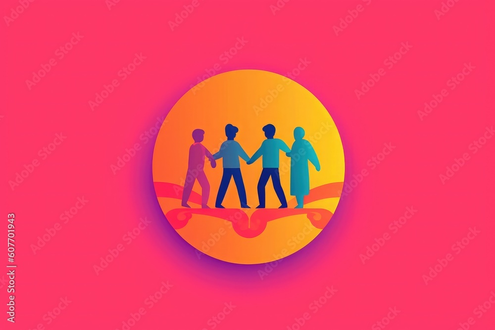 International Day of Friendship. Logo, vector Illustration. Generative ...