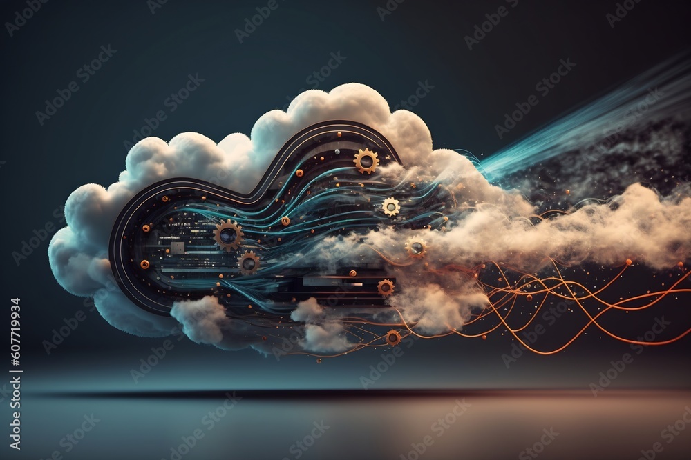 Cloud Computing Technology Internet Network Data Server Storage Virtualization