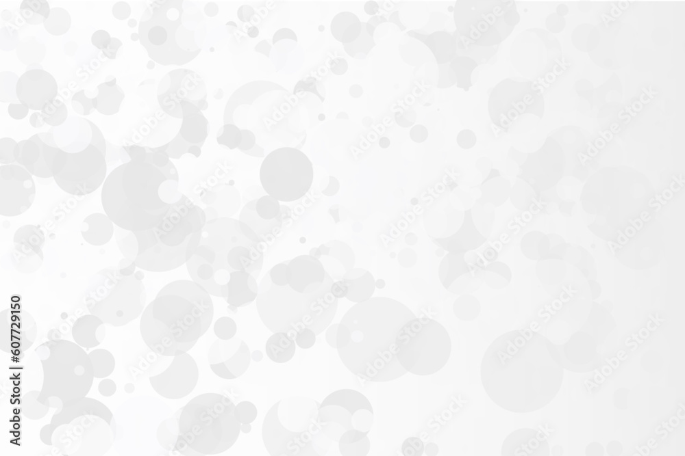 Light bokeh background. Simple gray backdrop. Vector illustration Stock ...