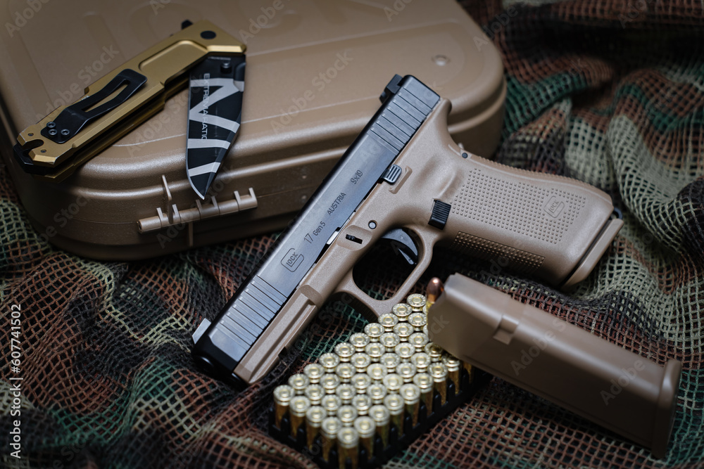Baltic States, May 2023. Pistol glock 17 gen5 execution for the french ...