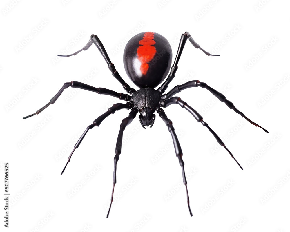 Black widow spider, png, redback, isolated, transparent background ...