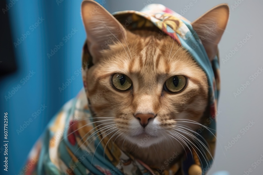 feline and canine models showcase their latest designs during fashion ...