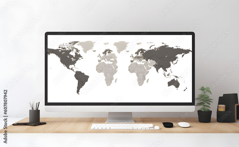 modern dropshipping business presentation background, minimalist design ...