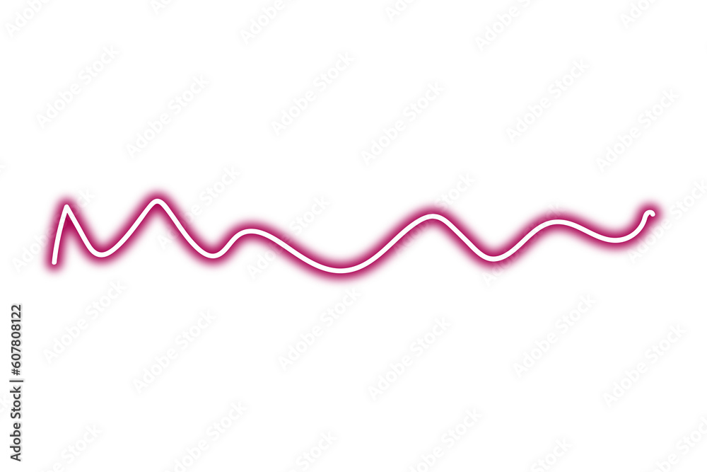 Neon bright line png. Glowing purple line on transparent background ...
