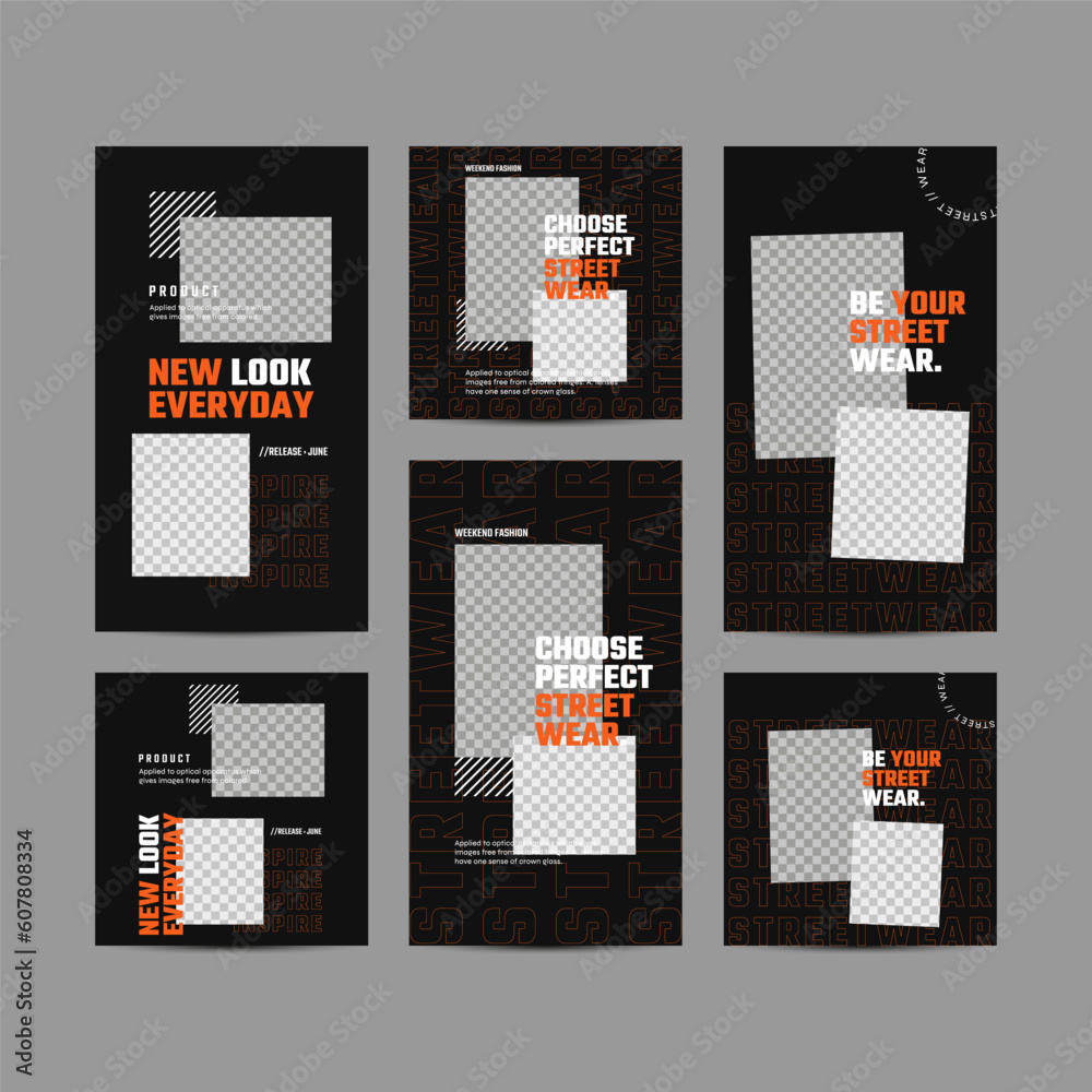 Modern fashion sale style for social media post templates. Editable ...