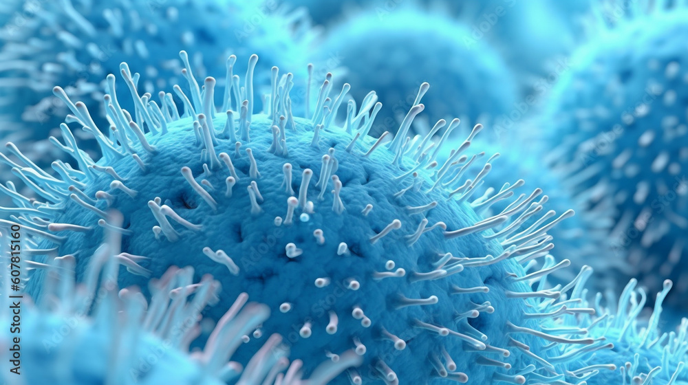 Blue abstract background design with shapes and structures resembling ...