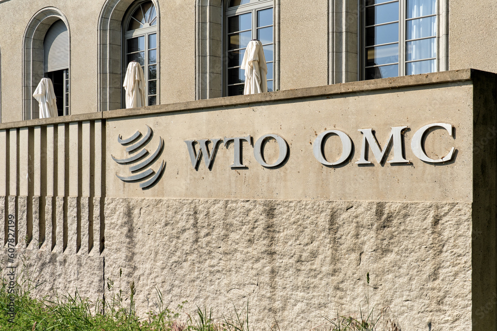 Geneva, Switzerland - may 25, 2023: sign and logo of the Center William ...