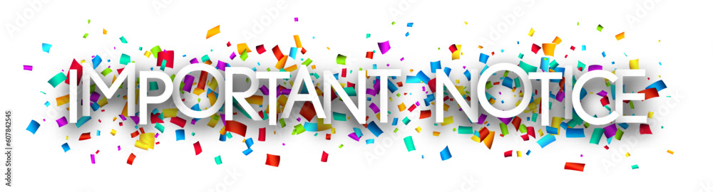 Notice Background Design