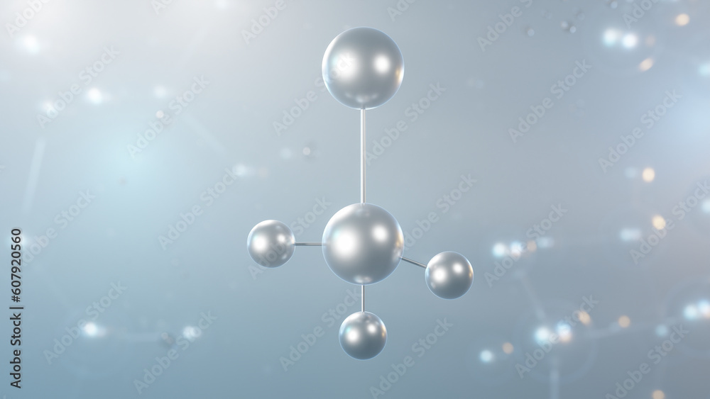 Bromomethane Molecular Structure 3d Model Molecule Methyl Bromide
