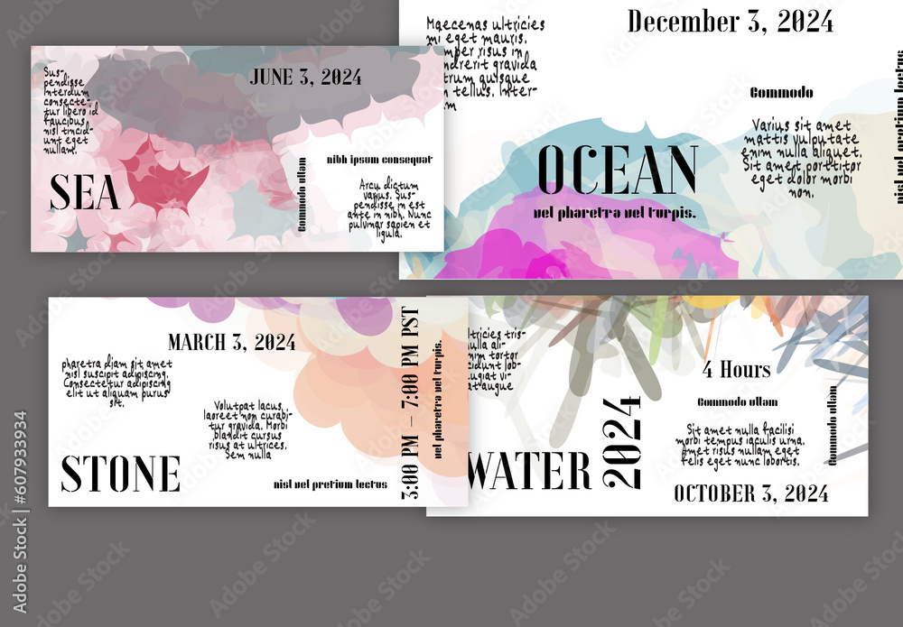 Web Banner With Transparent Overlapping Shapes Creating Vector ...