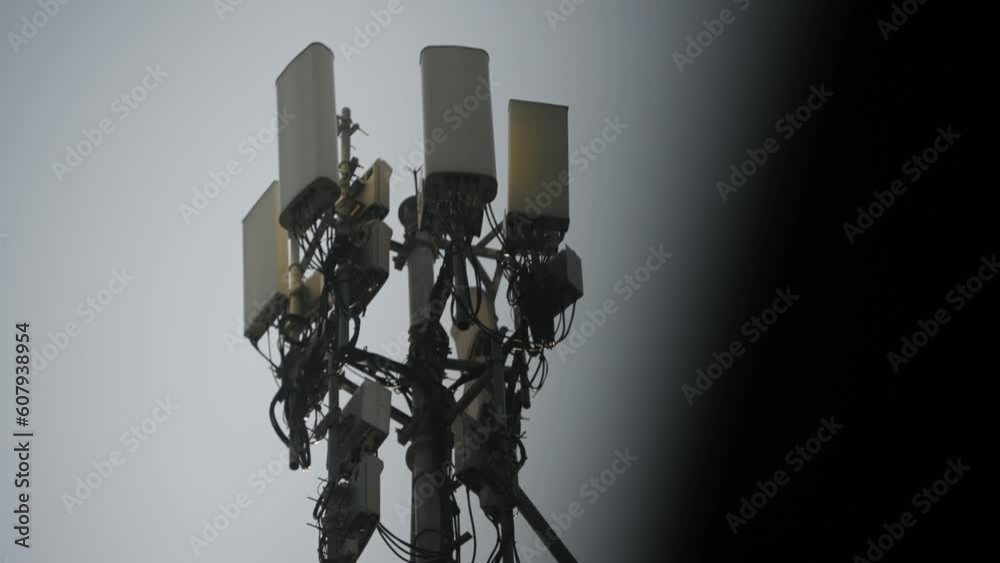 Cell tower antennas transmitting data, repeaters for mobile communications and the Internet, GPS ...