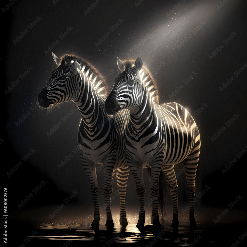 Zebra (Hippotigris) from the equine genus (Equus), and plains zebra ...